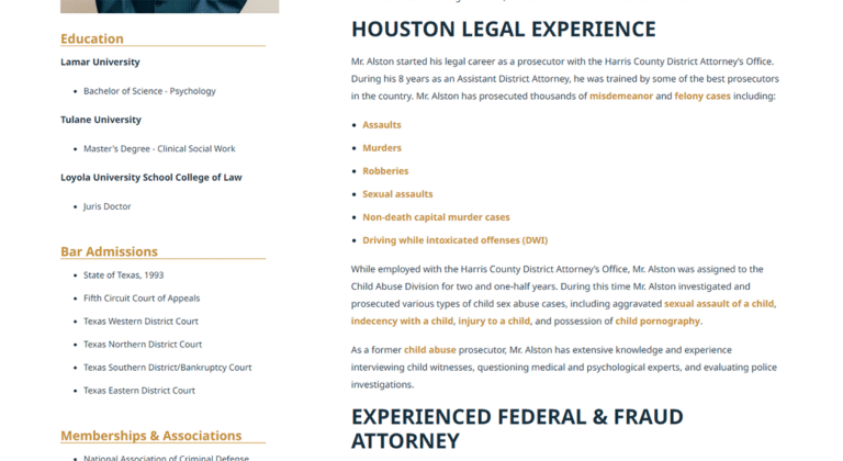 25 Effective Lawyer Website Bio Pages With Attorney Bio Examples